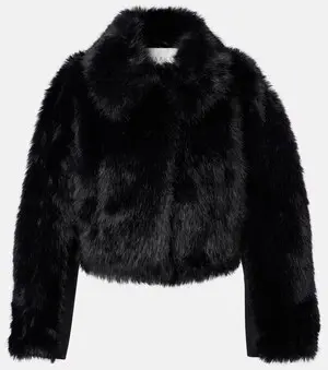 Nina Ricci Cropped Jacket - Black