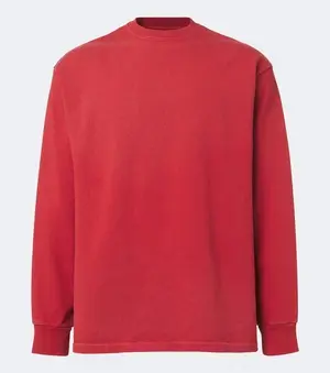 A.PRESSE Vintage Cotton Jersey T-shirt - Red