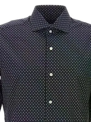 BARBA NAPOLI Patterned Cotton Shirt
