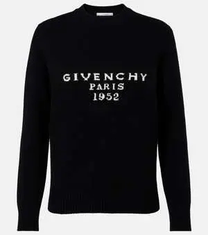 Givenchy Logo Wool And Cashmere Sweater