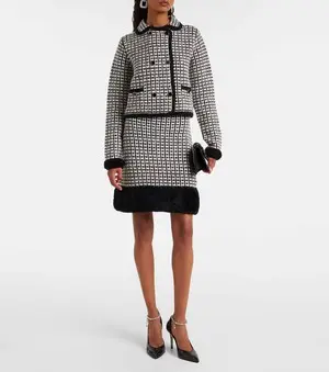 Nina Ricci Wool-blend Double-breasted Cardigan
