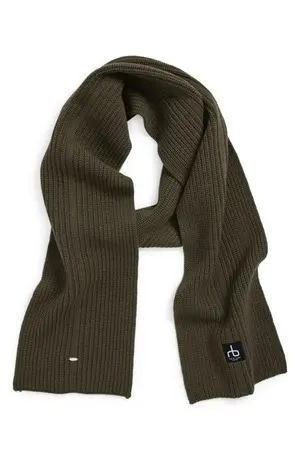 Rag & Bone Evan Wool Scarf Dark Green