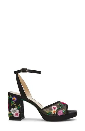 Betsey Johnson Kenni Ankle Strap Platform Sandal