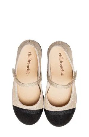 CHILDRENCHIC Emilia Mary Jane Cap Toe Flat