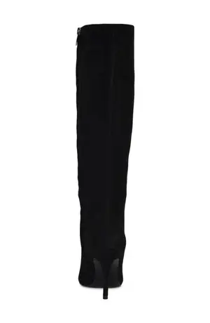 Nine West Pointed Toe Knee High Boots - Black 001