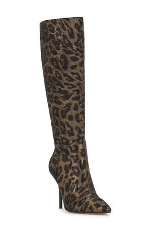 Jessica Simpson Knee High Stiletto Boots - Golden Coppe