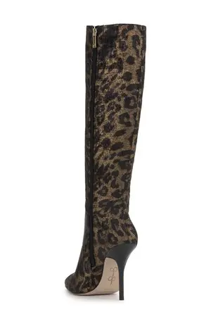 Jessica Simpson Knee High Stiletto Boots - Golden Coppe