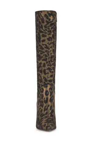 Jessica Simpson Knee High Stiletto Boots - Golden Coppe