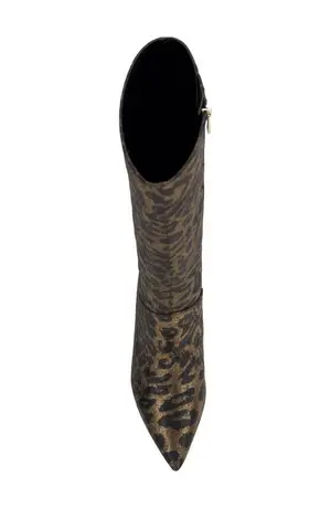 Jessica Simpson Knee High Stiletto Boots - Golden Coppe