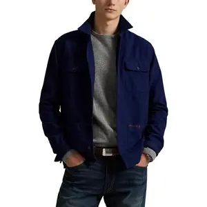 Polo Ralph Lauren Brushed Flannel Button-up Shirt Jacket