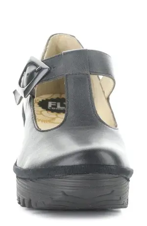 Fly London Yald Wedge Mary Jane Pump - 000 Black