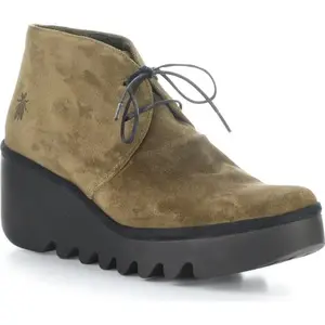 Fly London Brak Wedge Bootie - Elephant Brown