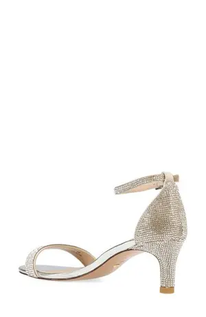 Pelle Moda Uciel Ankle Strap Sandal - Silver