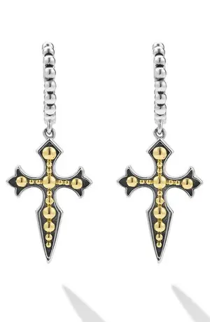 Lagos Anthem Single Cross Drop Earring
