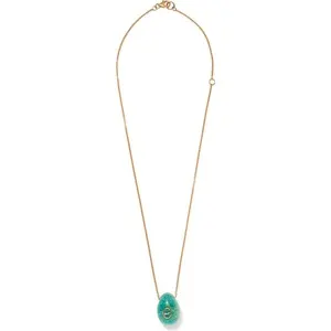 LIZZIE FORTUNATO Constance Pendant Necklace - Green