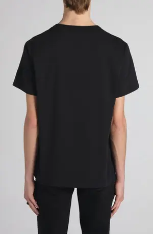 Alexander McQueen Logo Embroidered T-shirt