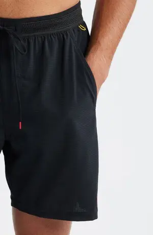 FLORENCE Airtex Shorts - Black