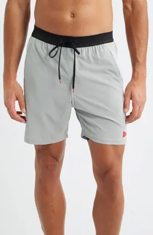 FLORENCE Airtex 2-in-1 Utility Shorts Light Grey