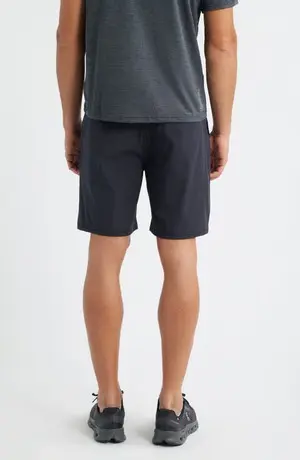 FLORENCE All-purpose Stretch Nylon Hybrid Shorts - Black