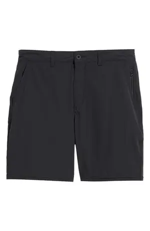 FLORENCE All-purpose Stretch Nylon Hybrid Shorts - Black