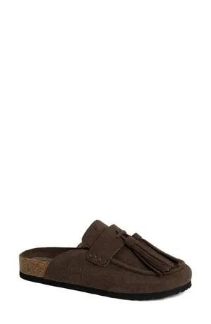 SHU SHOP Ariana Mule - Brown Suede