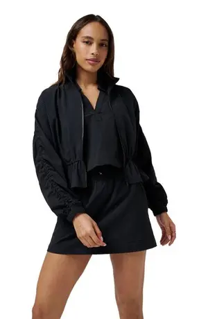 Travis Mathew Breezeblend Peplum Jacket - Black