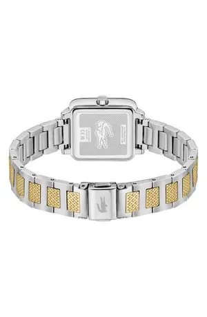 Lacoste Square Bracelet Watch - Two Tone