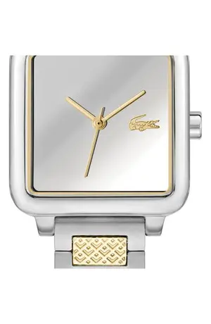 Lacoste Square Bracelet Watch - Two Tone
