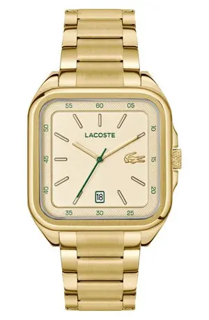 Lacoste L.12.12 UP Bracelet Watch Gold
