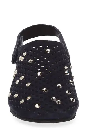 PEDRO GARCIA Bely Embellished Slingback Flat