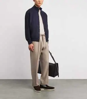 Herno Virgin Wool Hybrid Cardigan