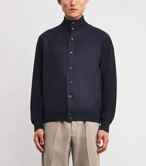 Herno Virgin Wool Hybrid Cardigan