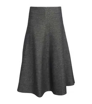 Max & Co. Jersey Flared Midi Skirt