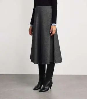 Max & Co. Jersey Flared Midi Skirt