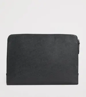 Harrods Saffiano Leather Laptop Pouch
