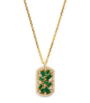 Suzanne Kalan Emerald Cut Necklaces