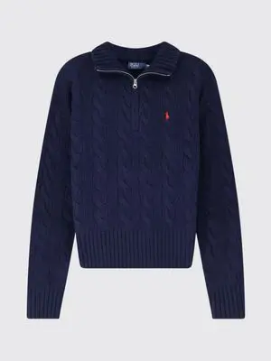Polo Ralph Lauren Cotton Half-zip Jumper With Embroidered Pony Logo