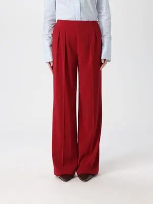 Patrizia Pepe Wide Leg Trousers - Red