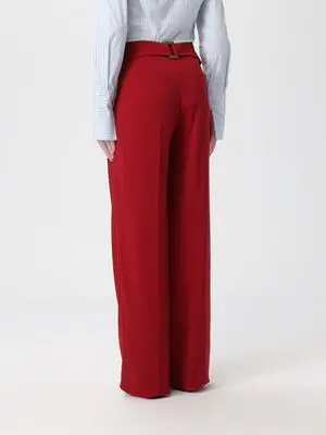 Patrizia Pepe Wide Leg Trousers - Red