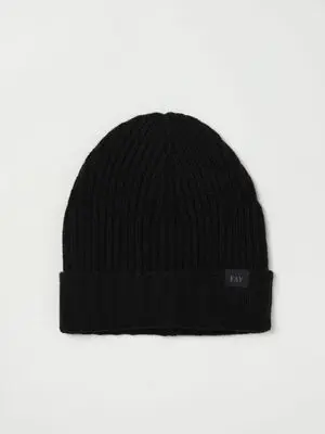 FAY Ribbed Hat - Black