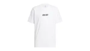 Adidas Hoops Graphic Tee Shirt - White Black