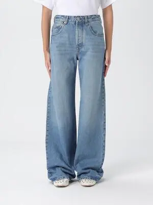 Jacquemus Wide Leg Jeans - Gnawed Blue