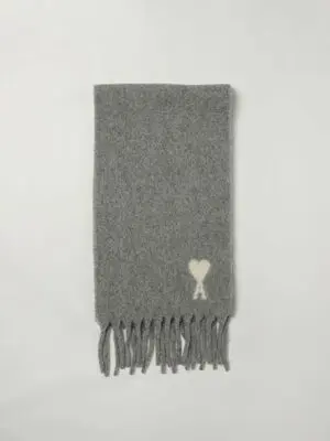 Ami Scarf Men Grey