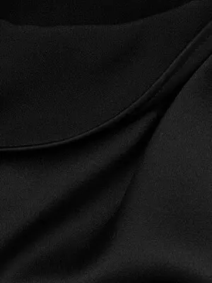 Victoria Beckham Draped Satin-crepe Gown