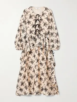 Sea Ruffled Day Dresses