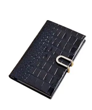Smythson Panama Mara Croc-Effect Leather Diary Navy