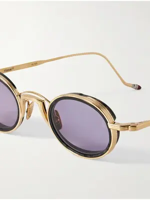 JACQUES MARIE MAGE Varda Oval-frame Sunglasses
