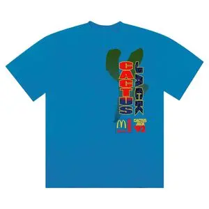TRAVIS SCOTT Cactus Jack X Mcdonald's All American '92 Ii T-shirt - Blue