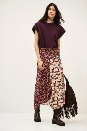 Ba&sh Ilixia Midi Skirt