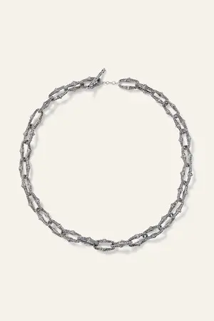 Ba&sh Diana Link Necklace - Gray